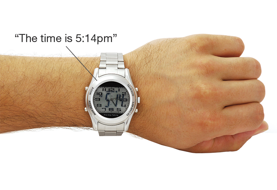 Men’s Talking Alarm Watch | Camilia